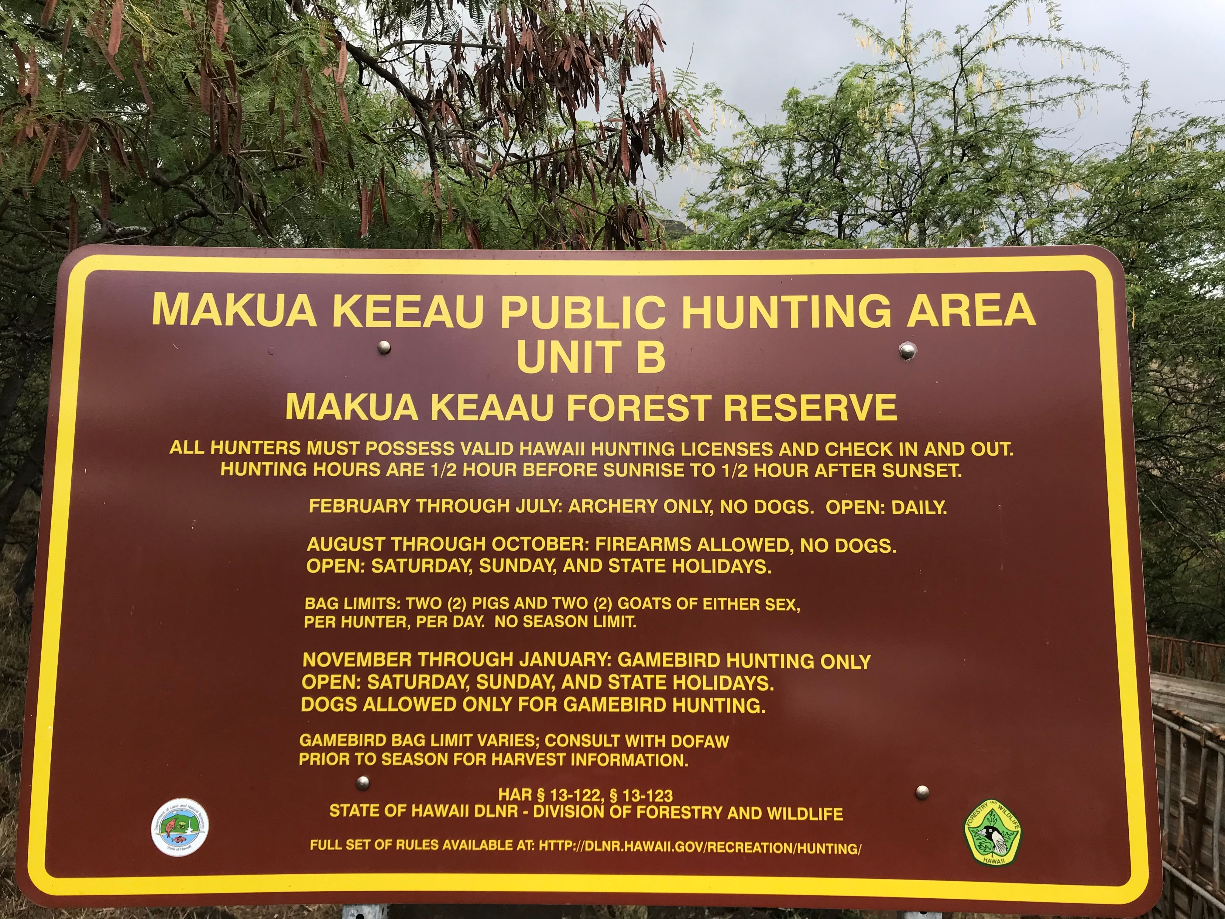 Mākua Kea‘au Forest Reserve - Áreas - OuterSpatial